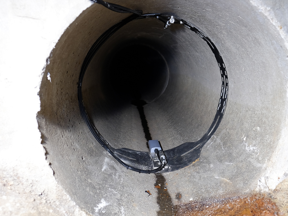 CSO monitoring with battery powered system — FLOW-TRONIC S.A.